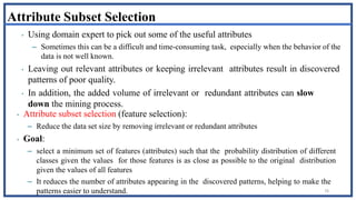 UNIT-1 Data pre-processing-Data cleaning, Transformation, Reduction ...