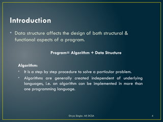 unit-1 Data structure (3).pptx Data structure And Algorithms | PPTX