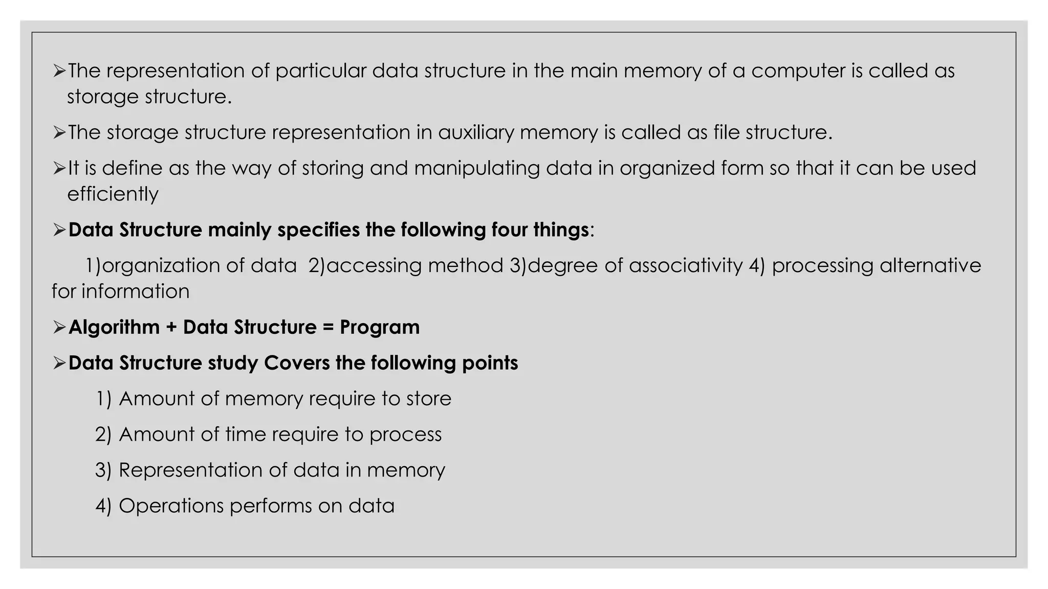 Unit 1 Datastructure Intro Pptx