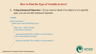 Unit-1 Data Types and Operators.pptx to computers | PPTX