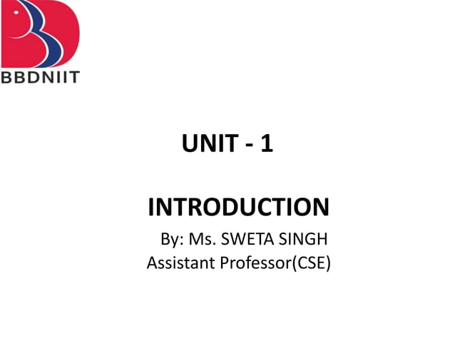 Unit 1 dbms | PPTX