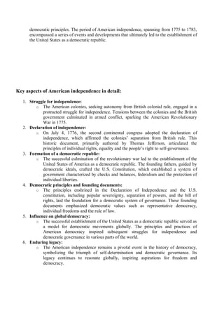 UNIT 1 DEMOCRATIC VALUES NOTES WITH 2MAR | PDF