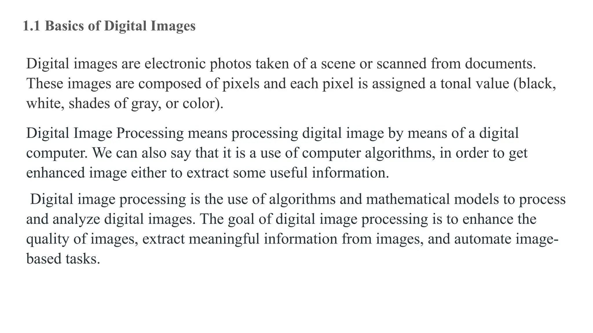 Chapter-1 Digital Image Processing (DIP) | PPTX