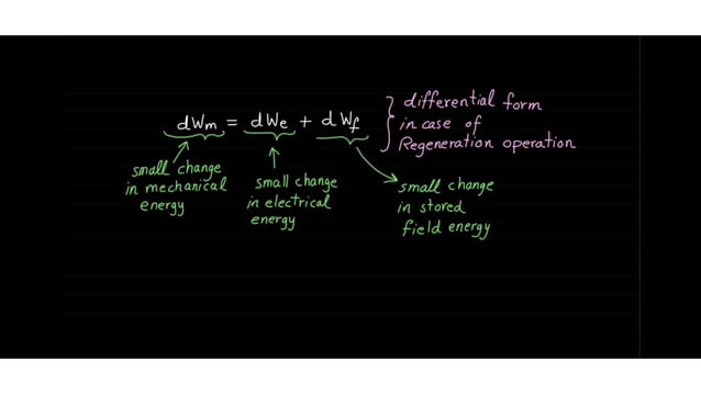 Electromechanical Energy Conversion Notes | PPT