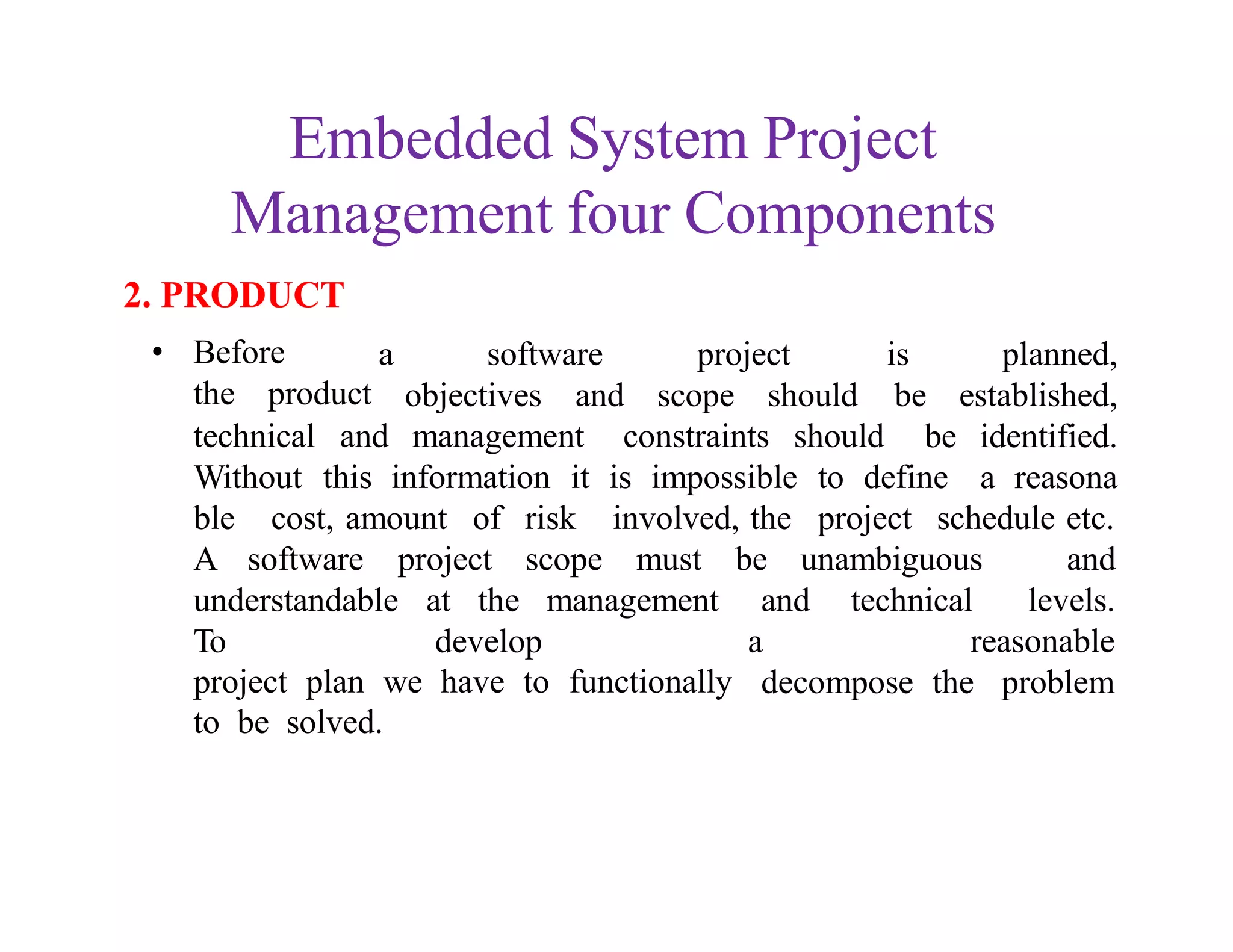 Unit-1 EMBEDDED SYSTEM PROJECT MANAGEMENT.pptx | Operating Systems ...
