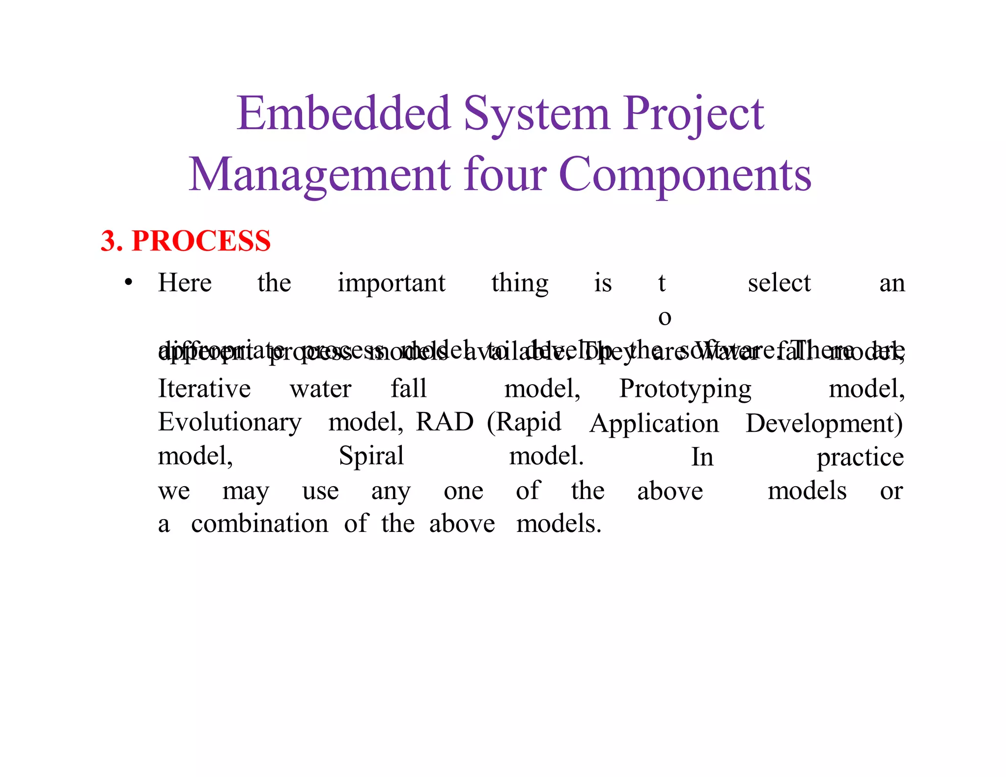 Unit-1 EMBEDDED SYSTEM PROJECT MANAGEMENT.pptx | Operating Systems | Computer Software and ...