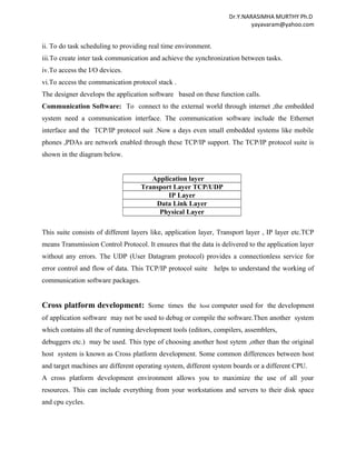 Unit 1 embedded systems and applications | DOC