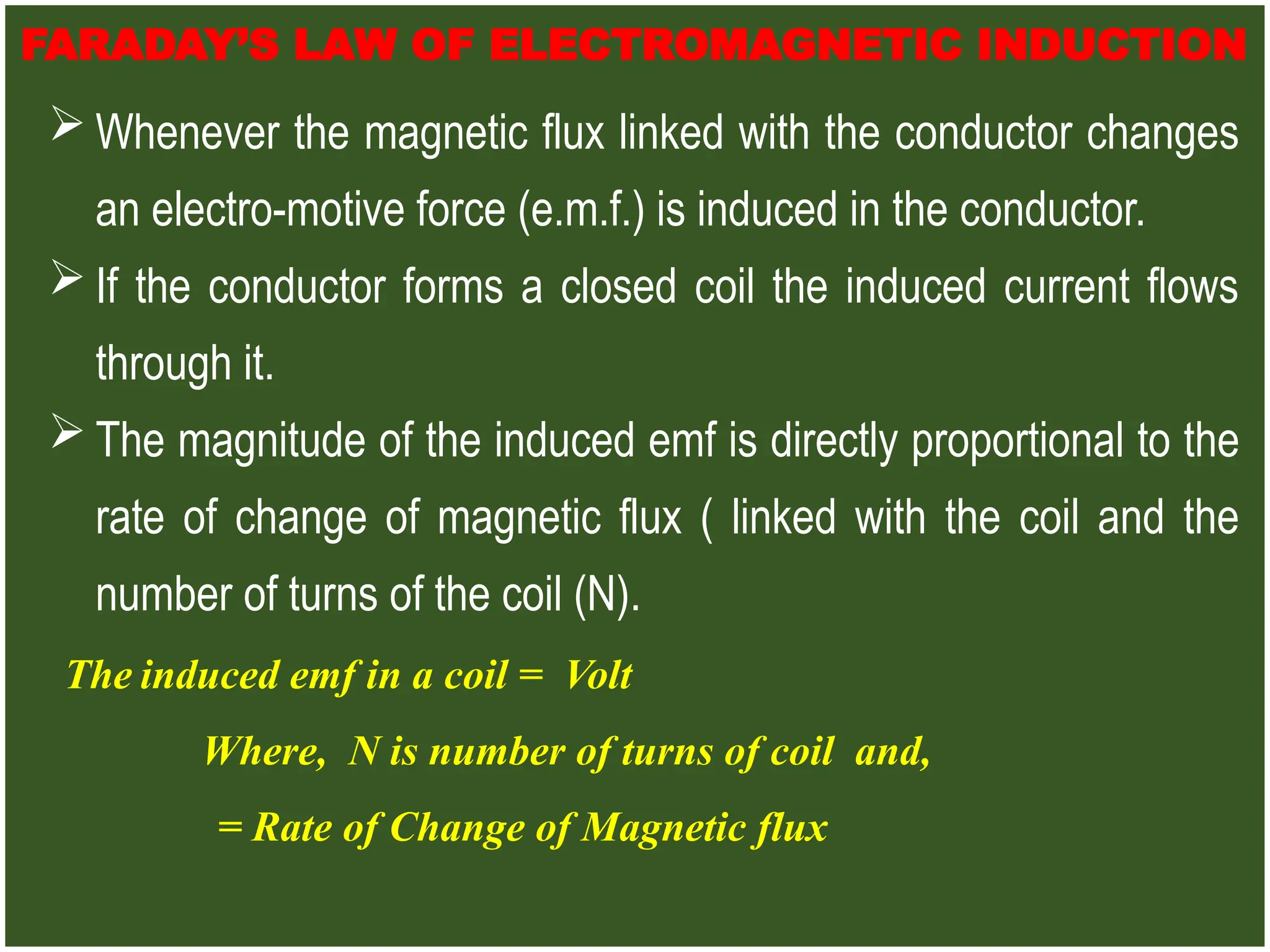 Electromagnetic Induction Introduction and motional emf | PPT