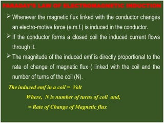 Electromagnetic Induction Introduction and motional emf | PPTX