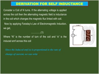 Electromagnetic Induction Self Inductance.pptx