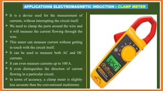 Electromagnetism AC and DC Current Clamp meter | PPT