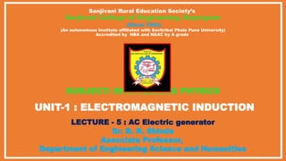Electromagnetic Induction AC Electric Gen.pptx