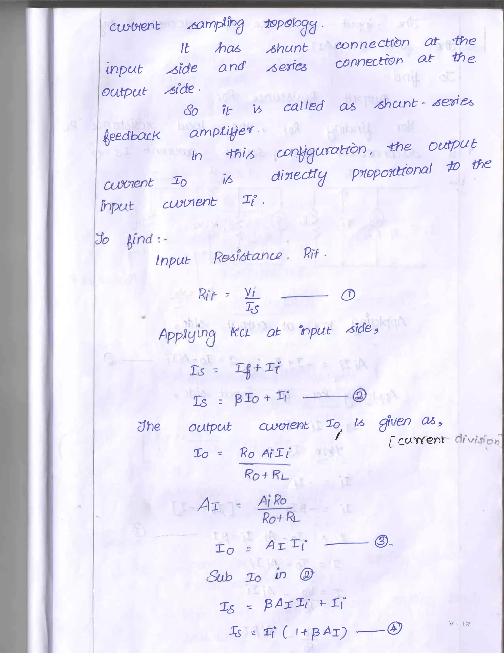 EC8452-ELECTRONIC CIRCUITS II (Handwritten Notes) | PDF