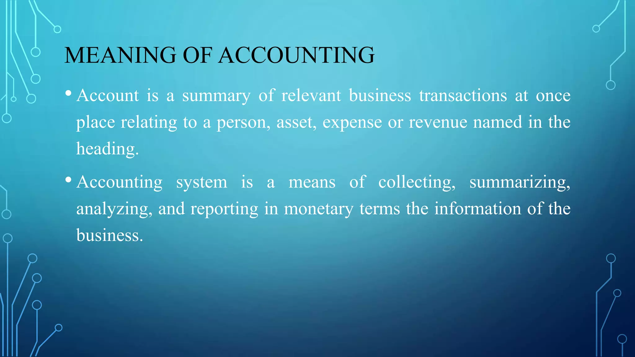 Financial Accounting | PPTX