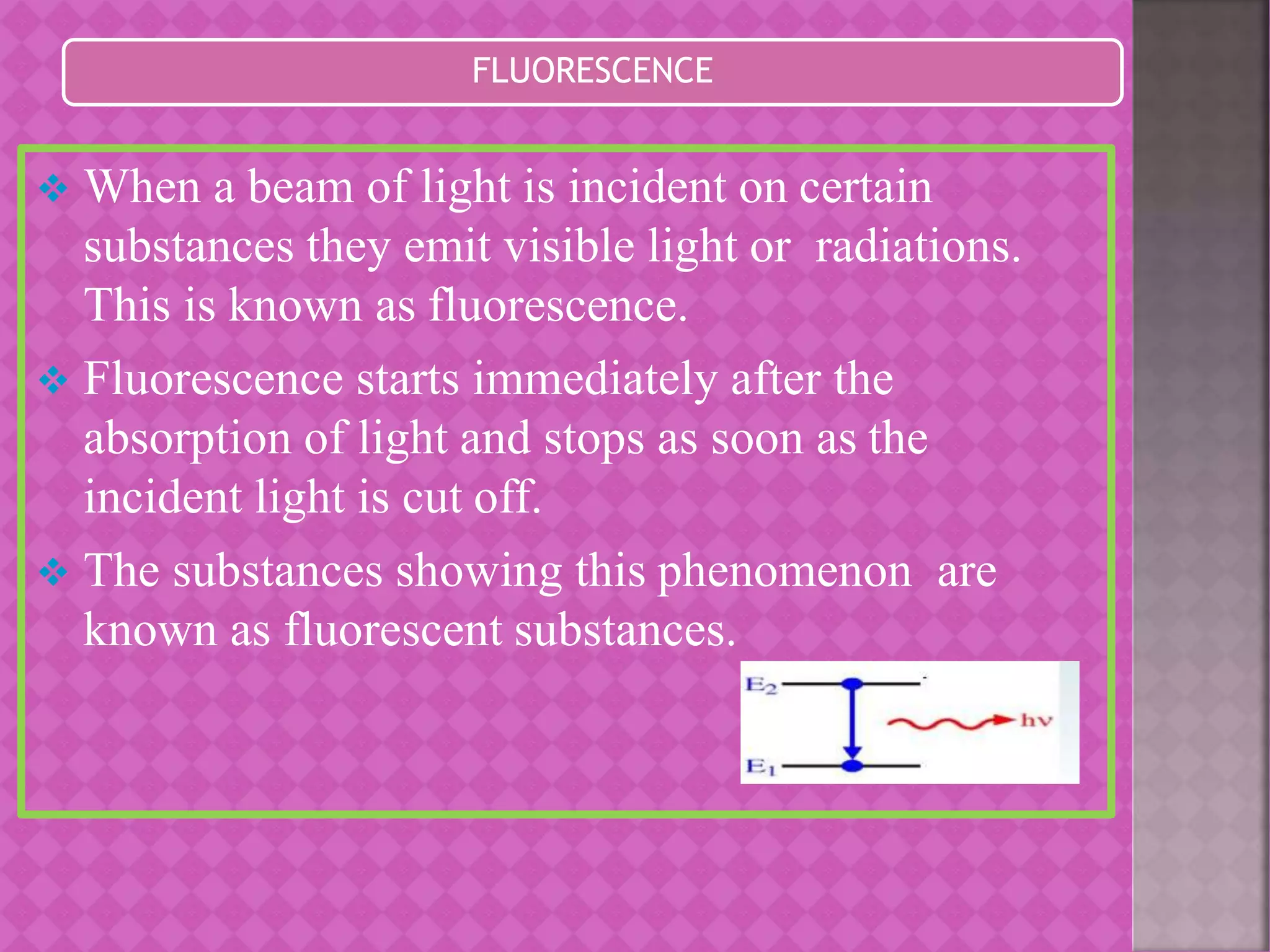 Flourescence spectroscopy- instrumentation and applications | PDF