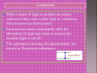 Flourescence spectroscopy- instrumentation and applications | PDF