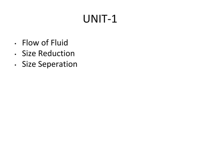Unit-1 Flow of Fluid.pptx | Free Download