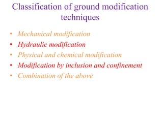 What is Ground Improvement Techniques? | PPTX