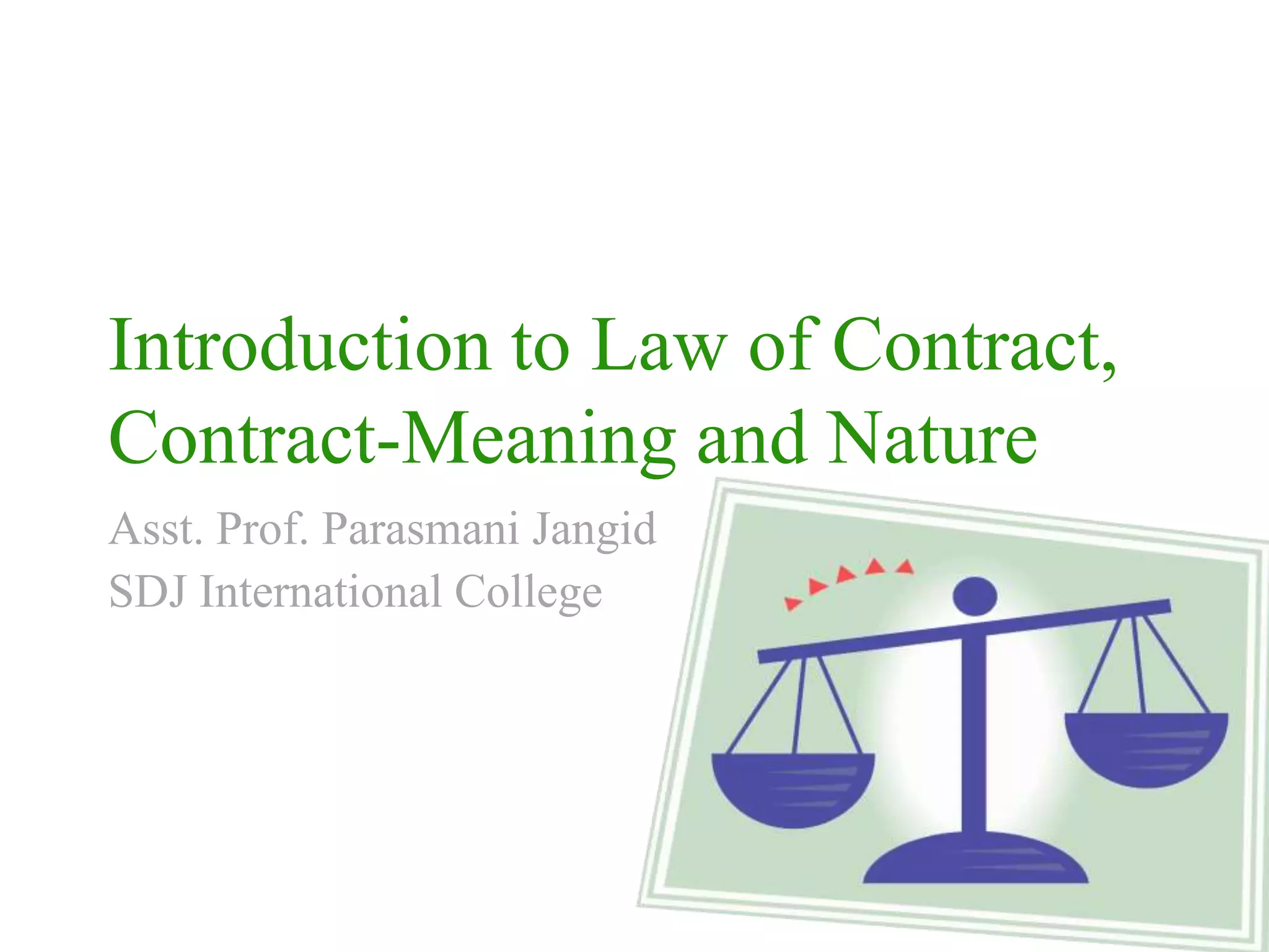 Indian contract act, 1872 | PPT