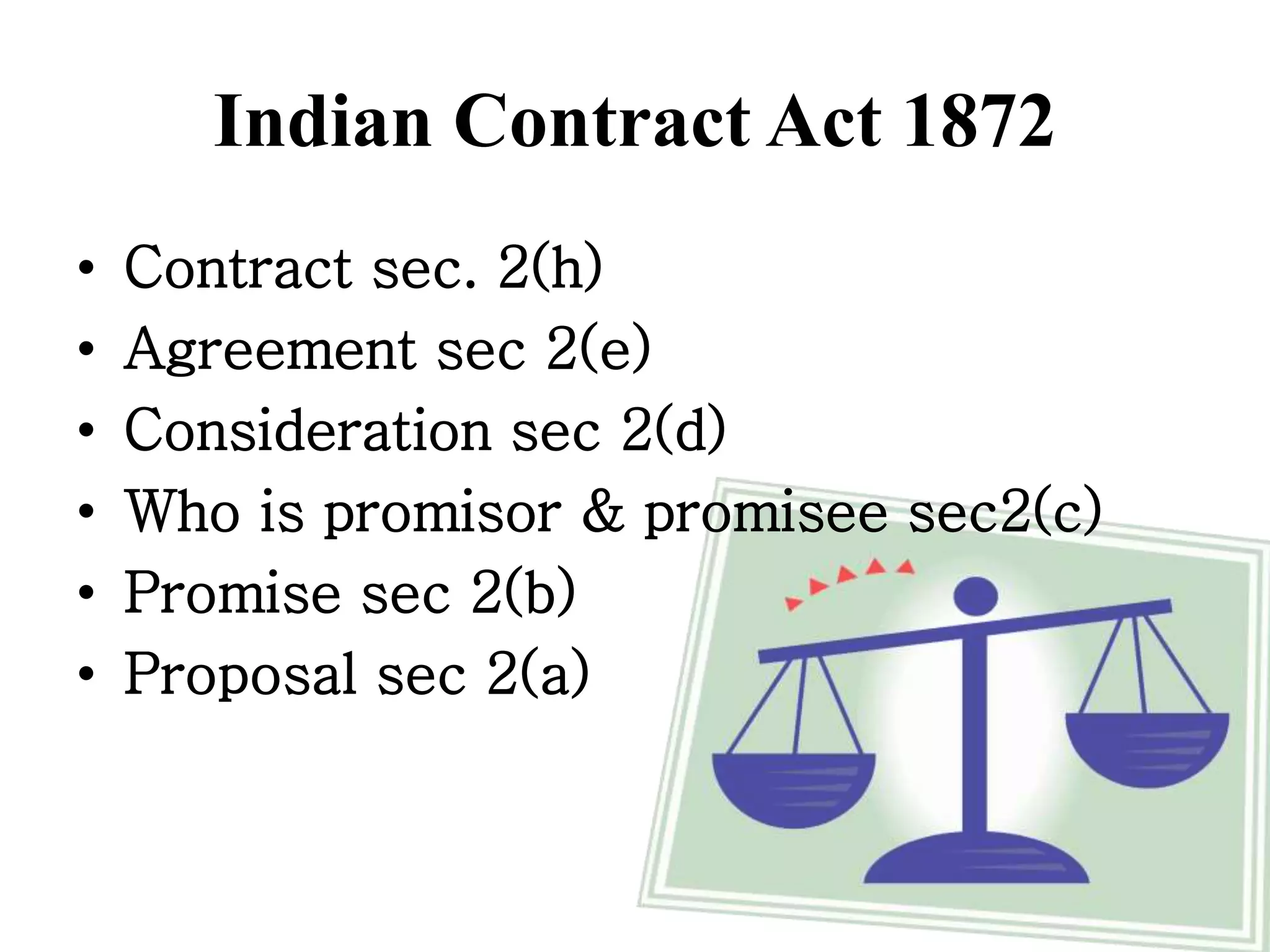 Indian contract act, 1872 | PPT