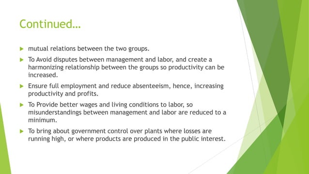 Unit-1 Industrial Relation management ppt project | PPT