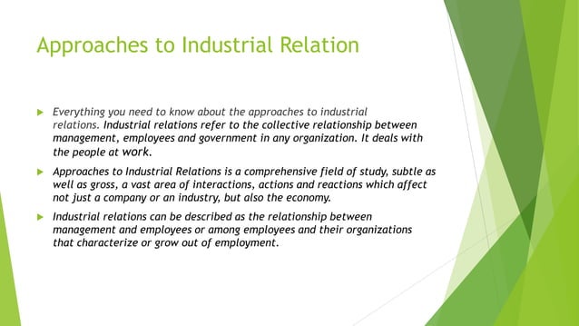 Unit-1 Industrial Relation management ppt project | PPT