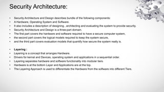 Information Security basic introduction by professor | PPT