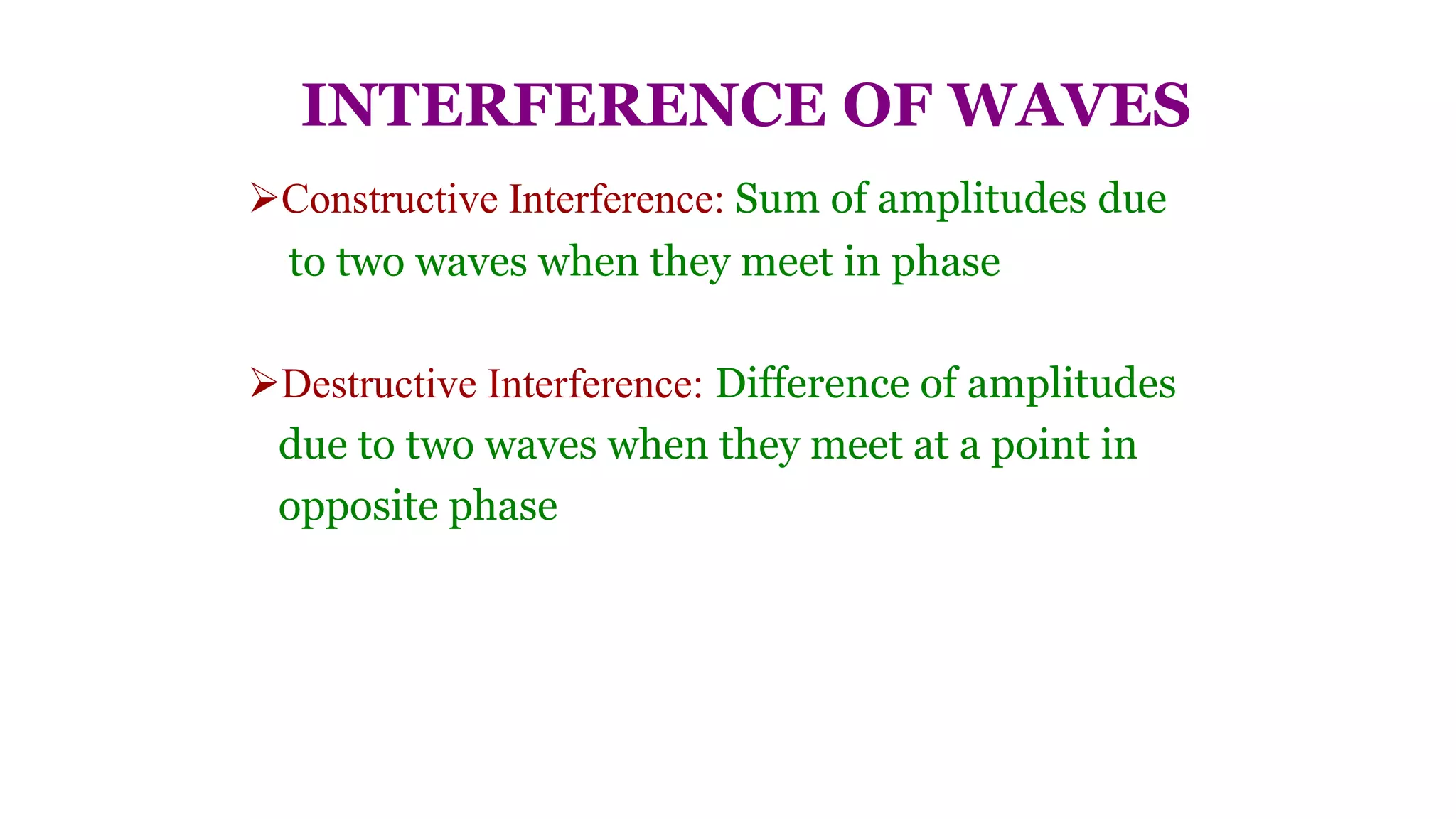 interference & diffraction | PPTX