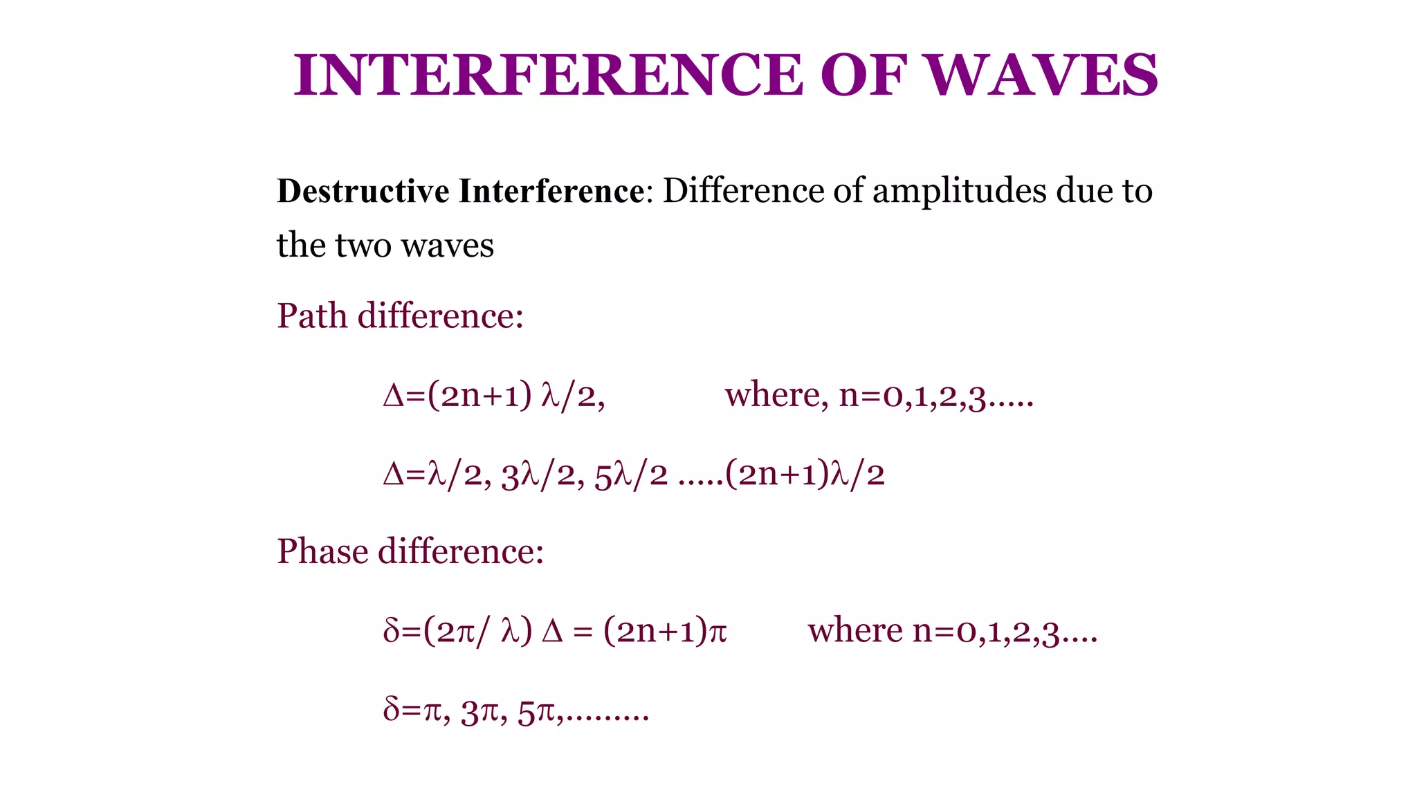 Interference And Diffraction Pptx