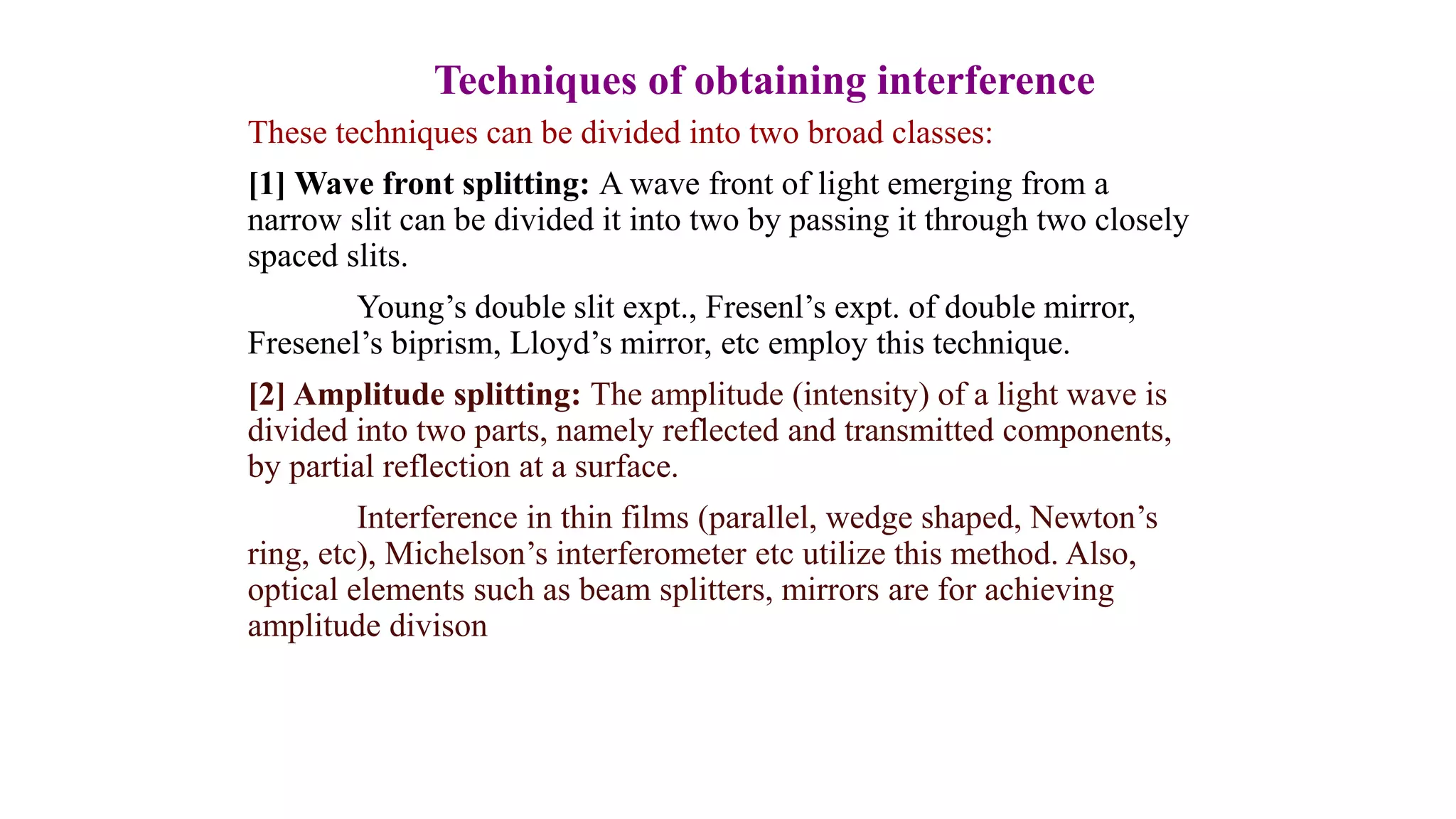 interference & diffraction | PPTX