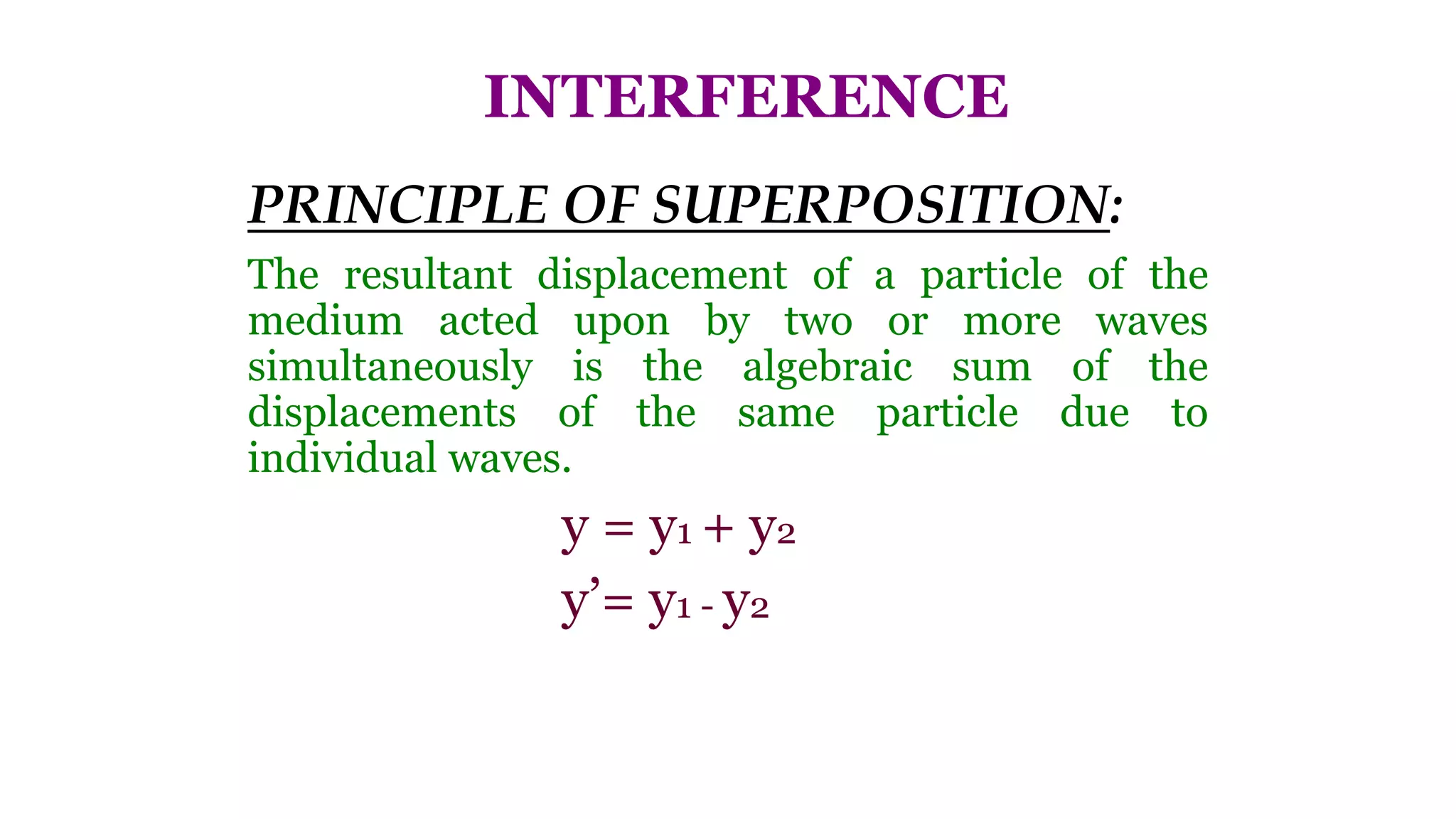 interference & diffraction | PPTX