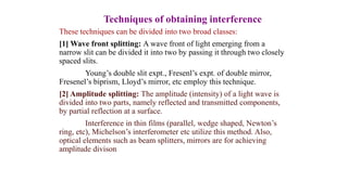 interference & diffraction | PPTX