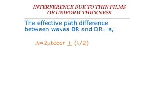 interference & diffraction | PPTX