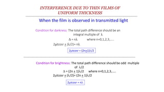 interference & diffraction | PPTX