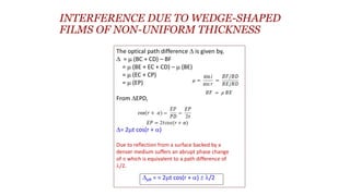 interference & diffraction | PPTX