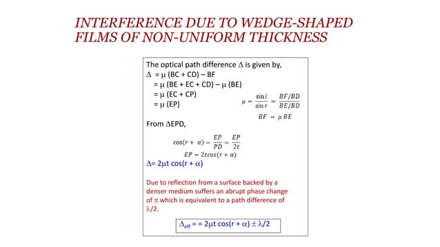 interference & diffraction | PPTX