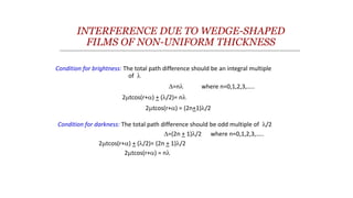 interference & diffraction | PPTX