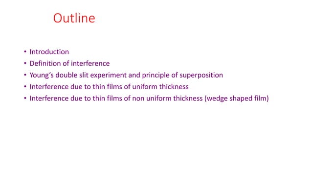 interference & diffraction | PPTX