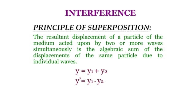 interference & diffraction | PPTX