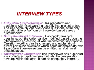 Unit 1 interview management | PPT