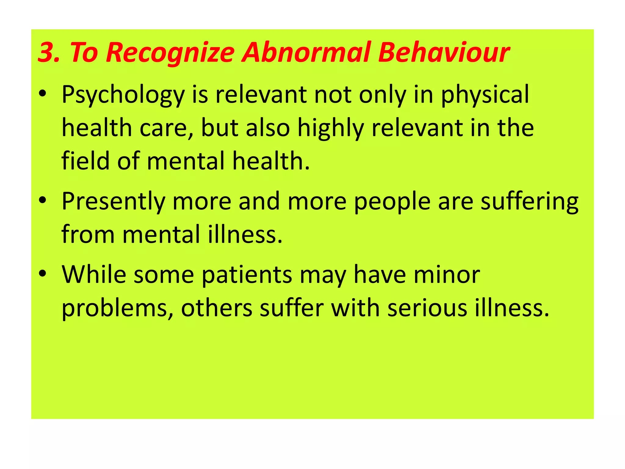 Unit 1 introduction to Psychology | PDF