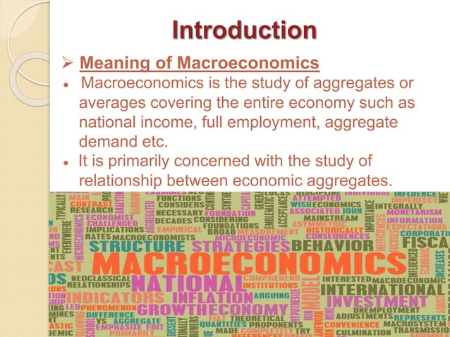 Unit 1 introduction - Macroeconomics | PPT | Economy | Business and Finance