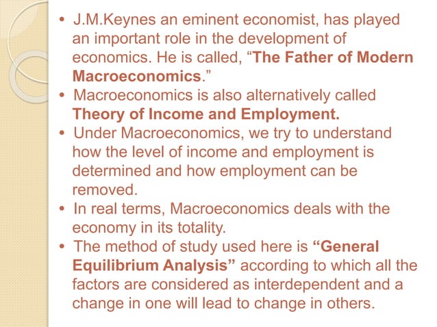 Unit 1 Introduction Macroeconomics Ppt Economy Business And Finance