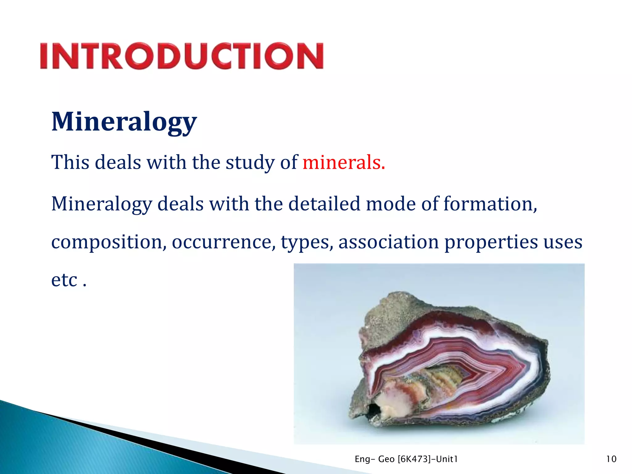 Introduction of Engineering Geology | PPTX