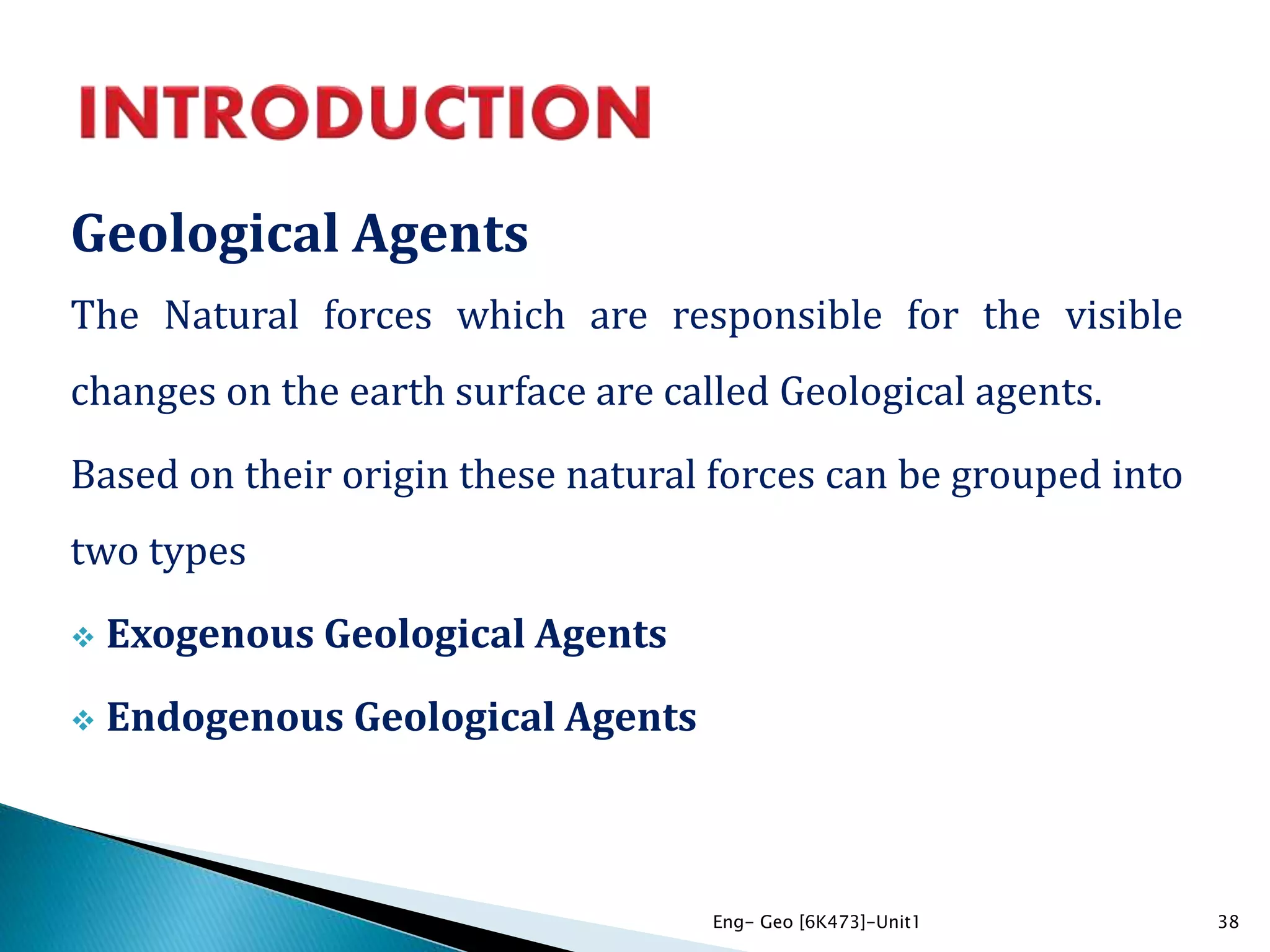 Introduction of Engineering Geology | PPTX