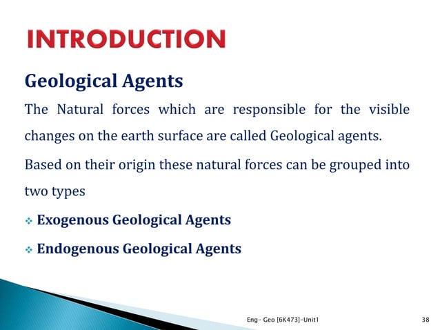 Introduction of Engineering Geology | PPTX