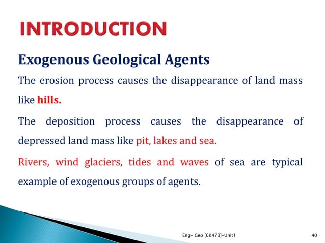 Introduction of Engineering Geology | PPTX