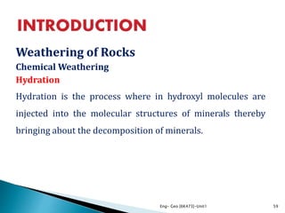 Introduction of Engineering Geology | PPTX