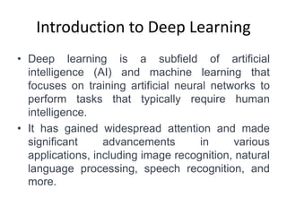 deep learning UNIT-1 Introduction Part-1.ppt