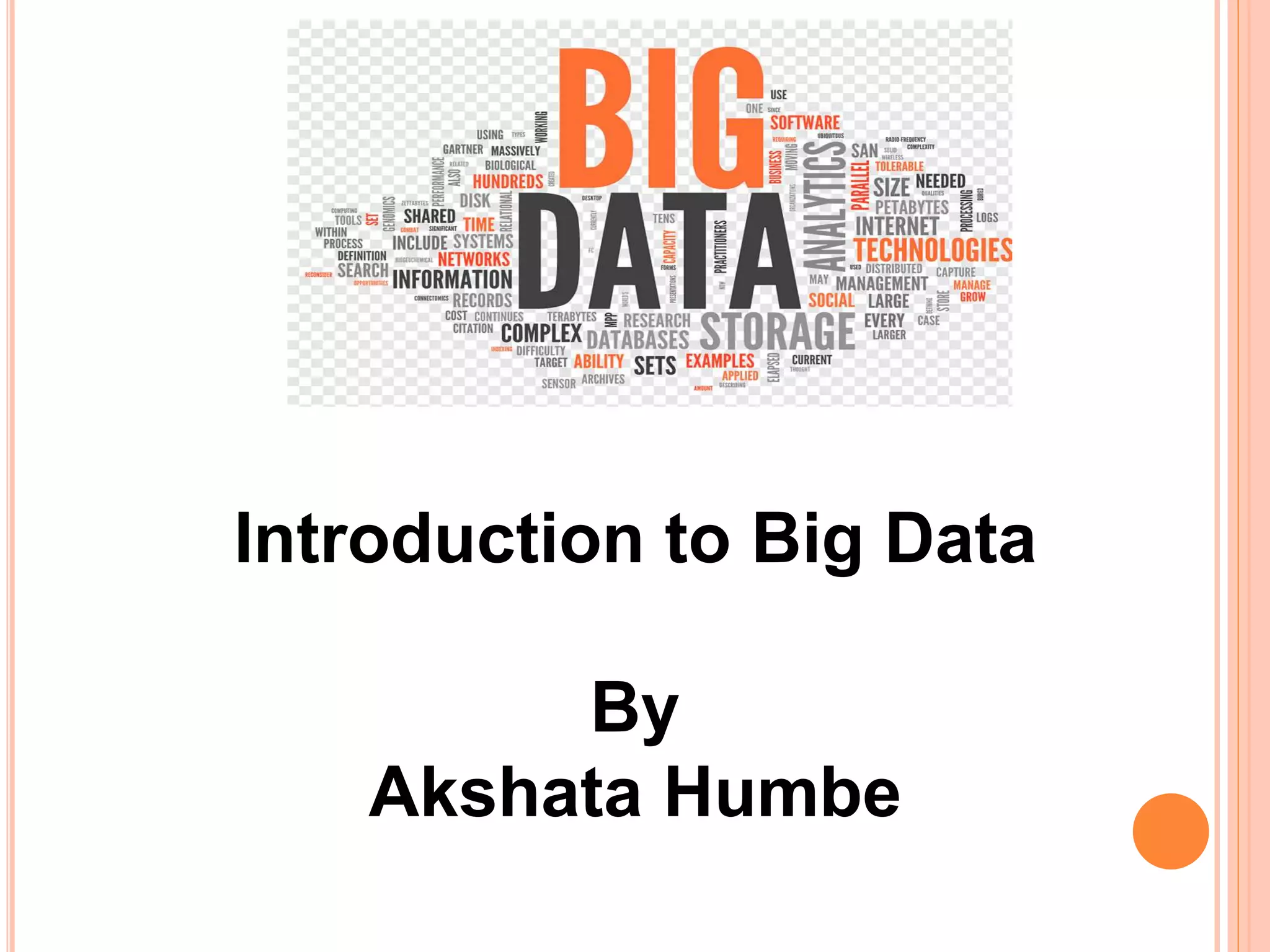 Introduction to Big Data | PPTX